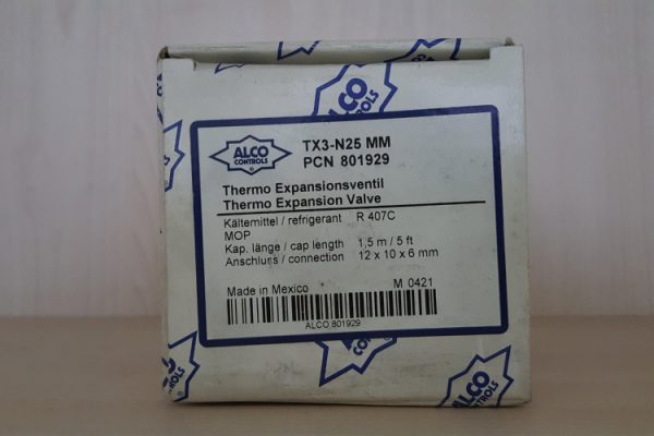Alco Controls Expansion Valve TX3-N25 MM | Sancooler - Chiller Servisi