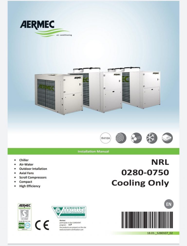 aermec-nrl-series-chiller-free-cooling | Sancooler - Chiller Servisi