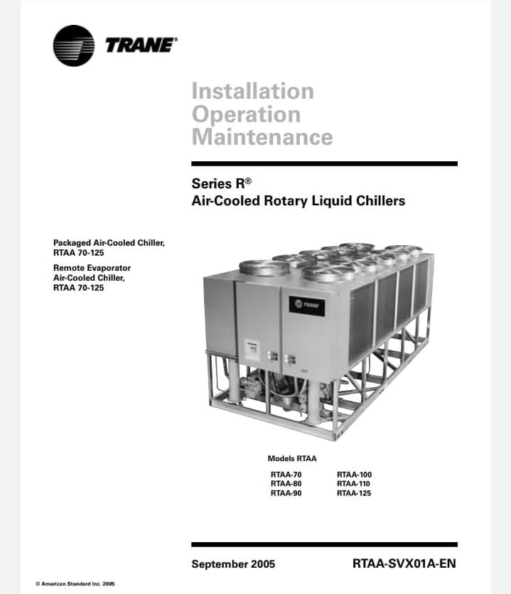 trane-rta70-chiller | Sancooler - Chiller Servisi